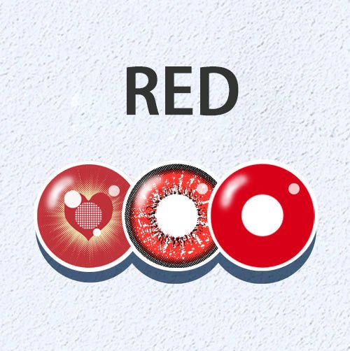 Red Contacts – eyeshare official contact lenses
